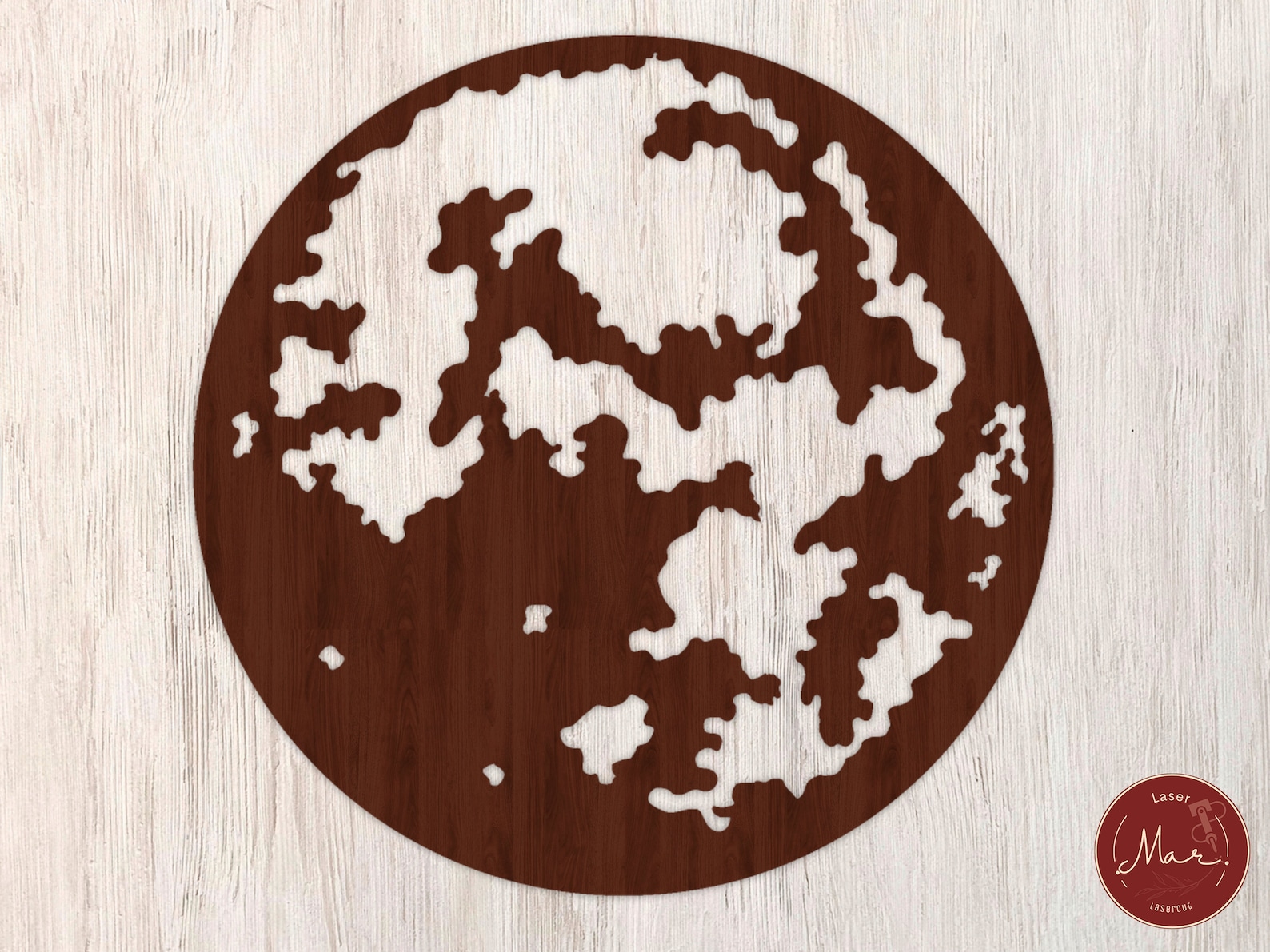 Multilayer Moon Laser Cut File SVG Layered Moon Phases Instant Download ...
