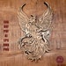 Multilayer Phoenix Laser Cut File 3D Layered Phoenix Paper Cut SVG ...