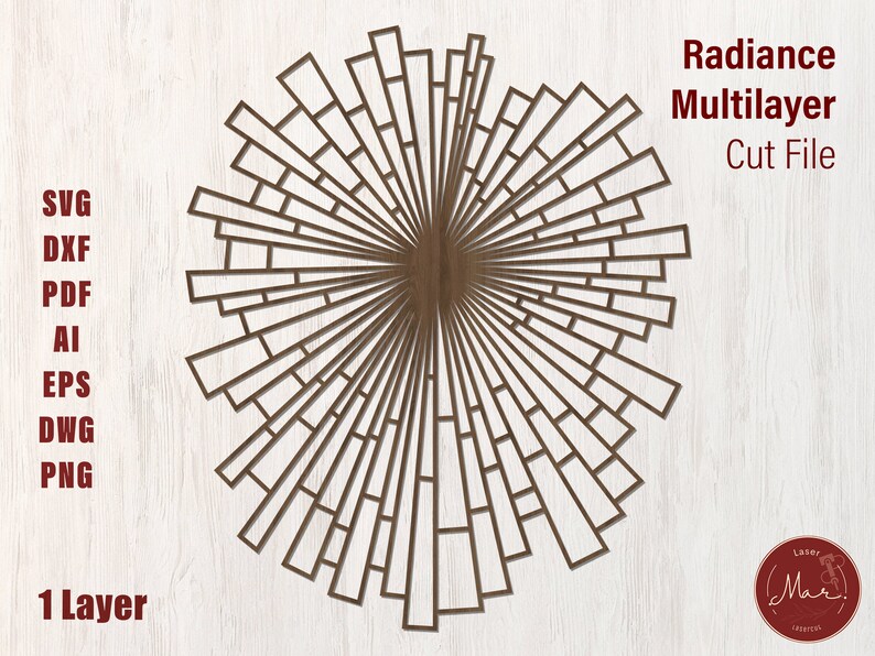 Holy Radiance Laser Cut File 3D Laser Cut Radiance Plywood Cutting Dxf ...