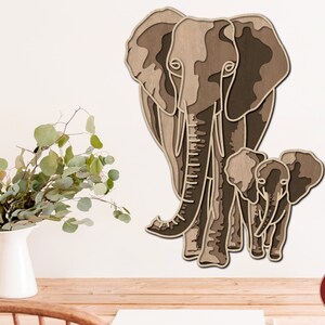 Multilayer Safari Laser Cut File Layered Laser Cut SVG Layered Lion ...