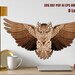 Multilayer Owl Laser Cut File Owl Mandala SVG Layer Owl CNC Multilayer ...