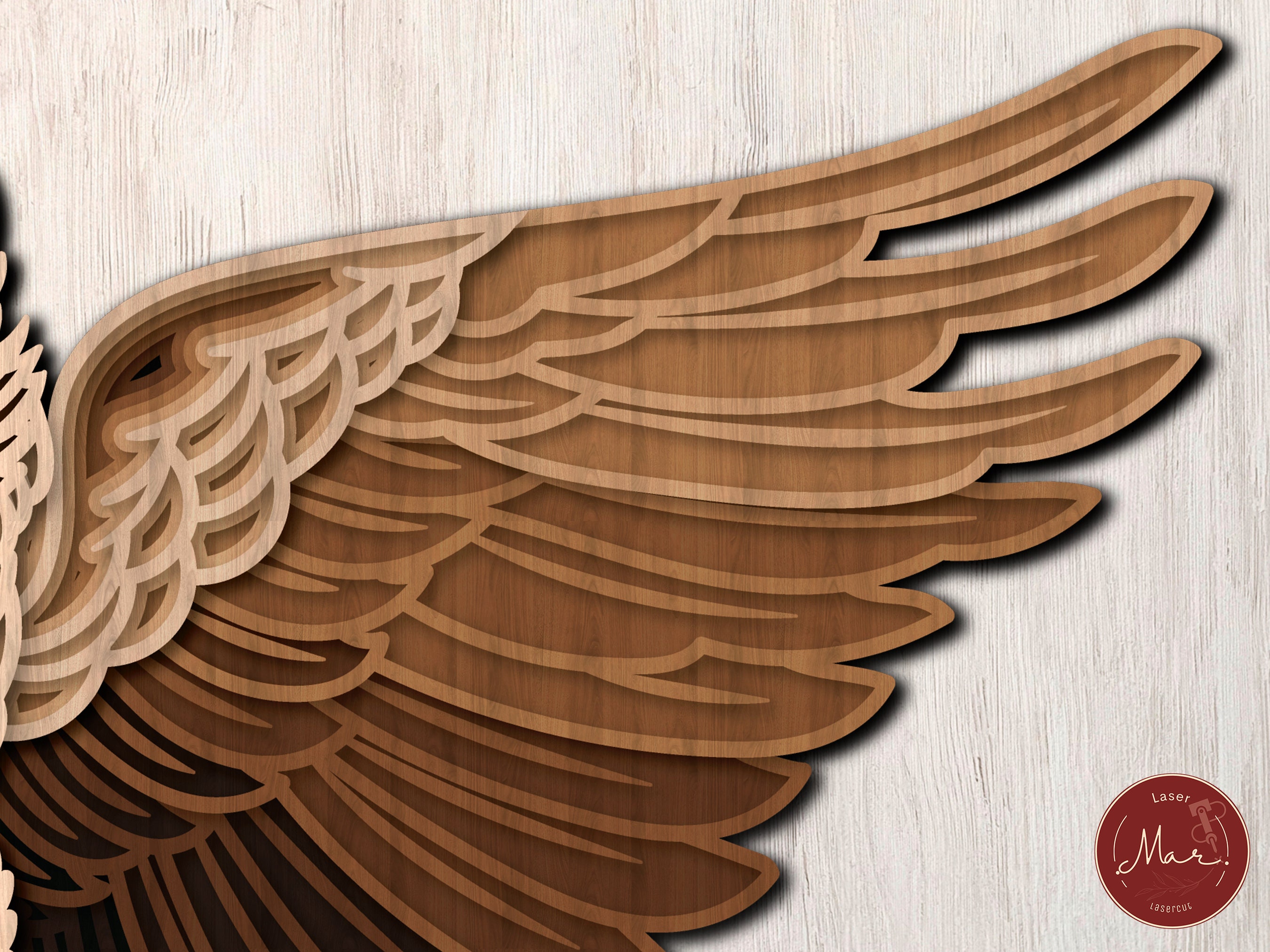 Multilayer Owl Laser Cut File Owl Mandala SVG Layer Owl CNC Multilayer ...