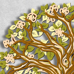 Tree of Life Layered SVG Tree of Life SVG Cut File 3d Layer Tree of ...