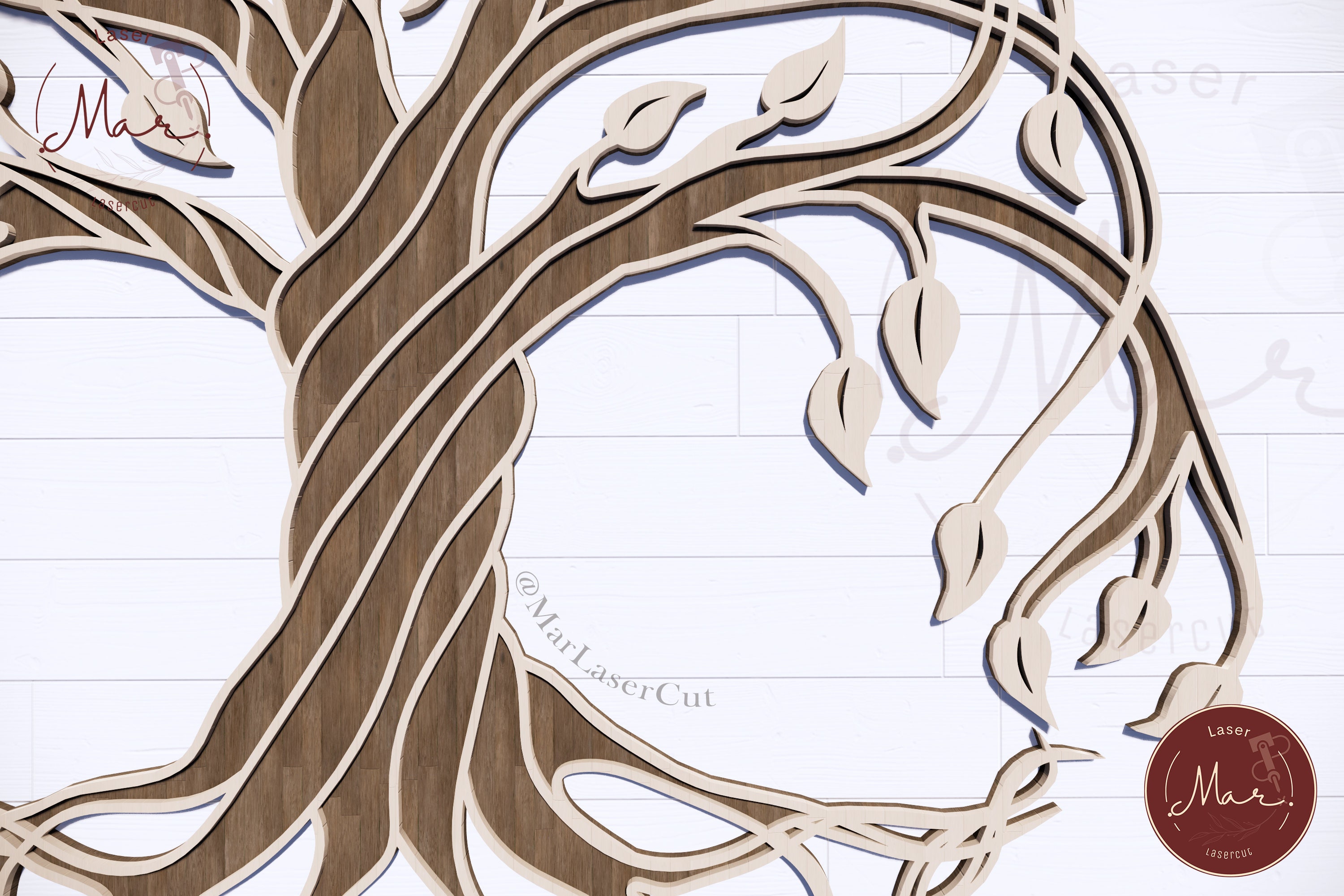 Layered Tree of Life Laser Cut Files 3D Laser Cut Layered Tree - Etsy ...