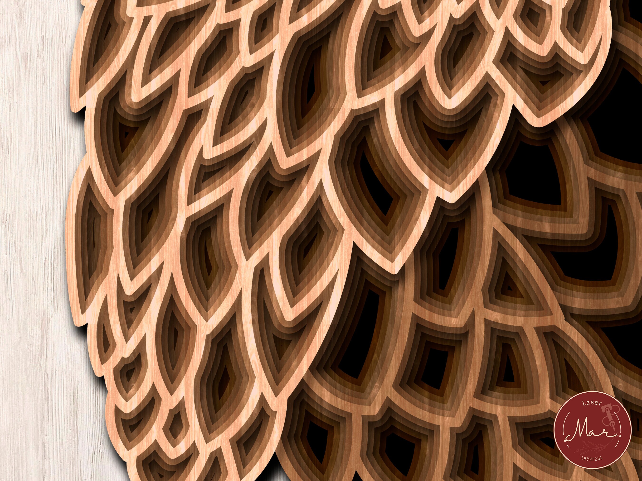 Layered Eagle Laser Cut File Eagle SVG 3D Instant Download - Etsy UK