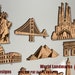 Multilayer Individual World Landmarks Laser Cut File 3D Layered World ...