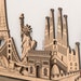 Multilayer World Landmarks Laser Cut File 3D Layered World Monuments ...