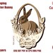 Layered Easter Bunny Laser Cut File Happy Easter 3D SVG Cutting File ...