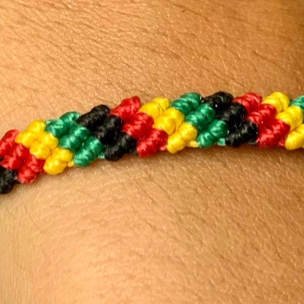 Rasta Bracelet - Etsy