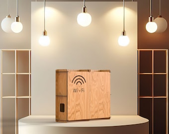 Wifi Router Box SVG, Wifi Router Storage Box, Wifi Router Organizer ...