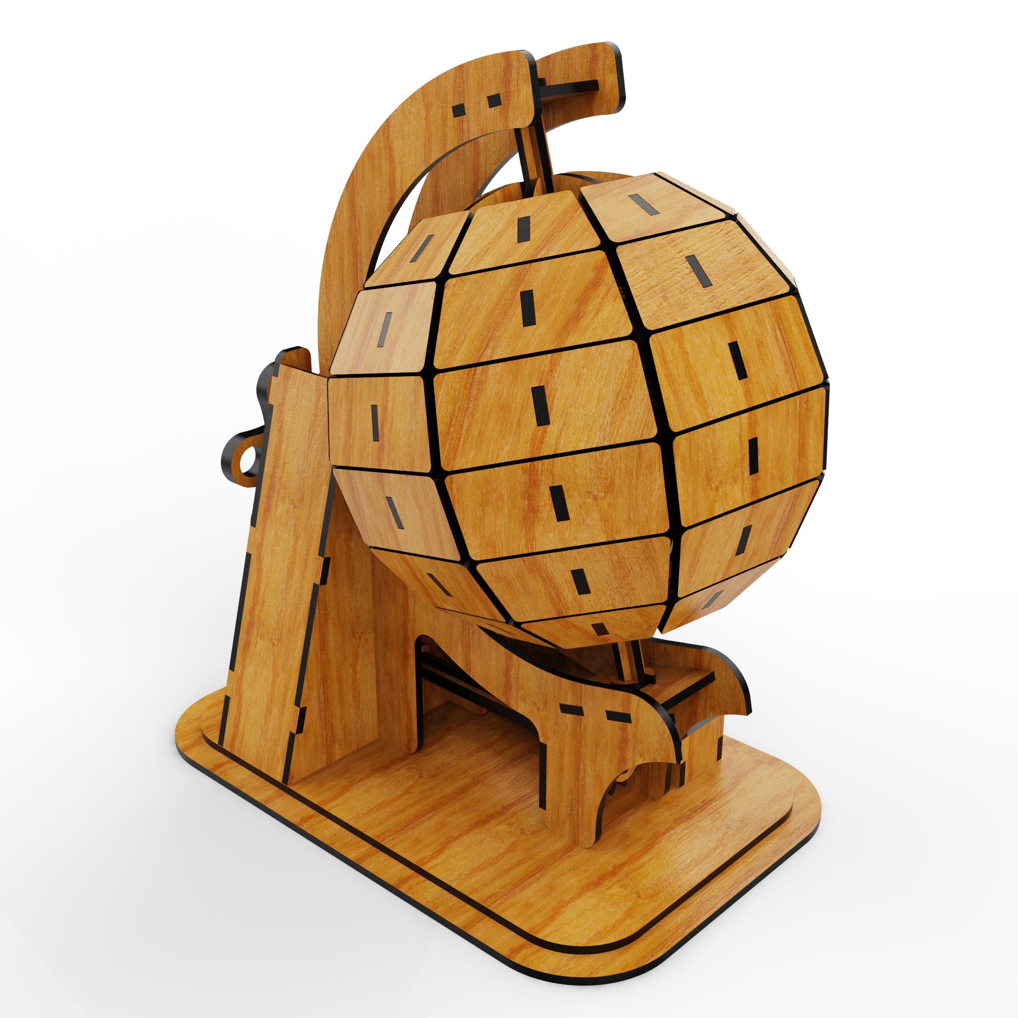 Mechanical Globe SVG Docking Station Laser Cut Globe Phone - Etsy UK