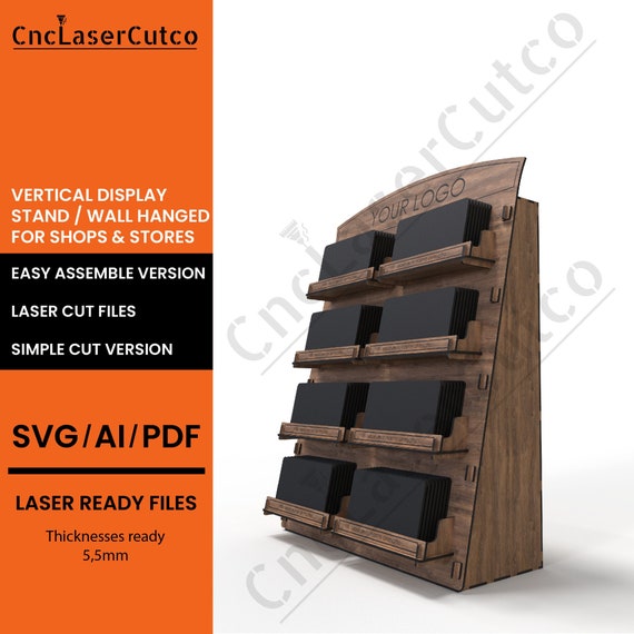 Vertical Display Stand SVG Wall Hanged Display Stand SVG - Etsy Australia