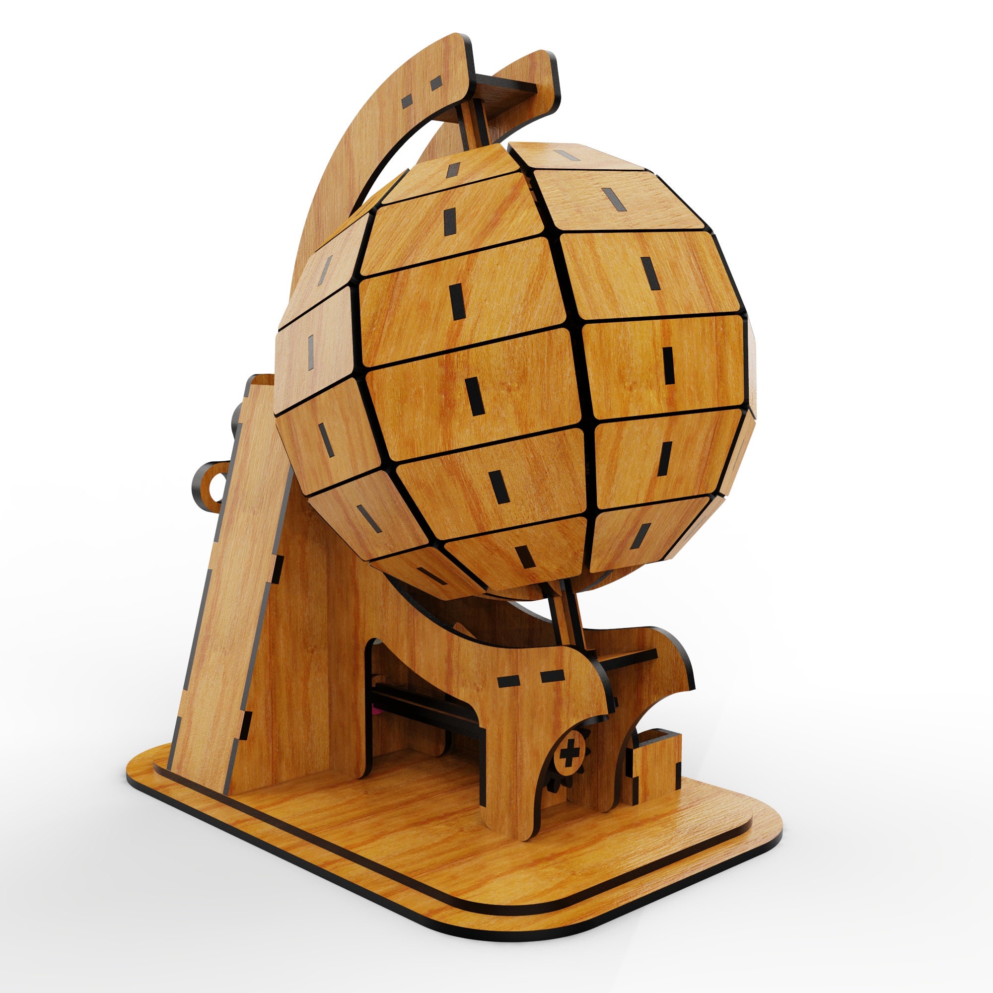 Mechanical Globe SVG Docking Station Laser Cut Globe Phone - Etsy UK