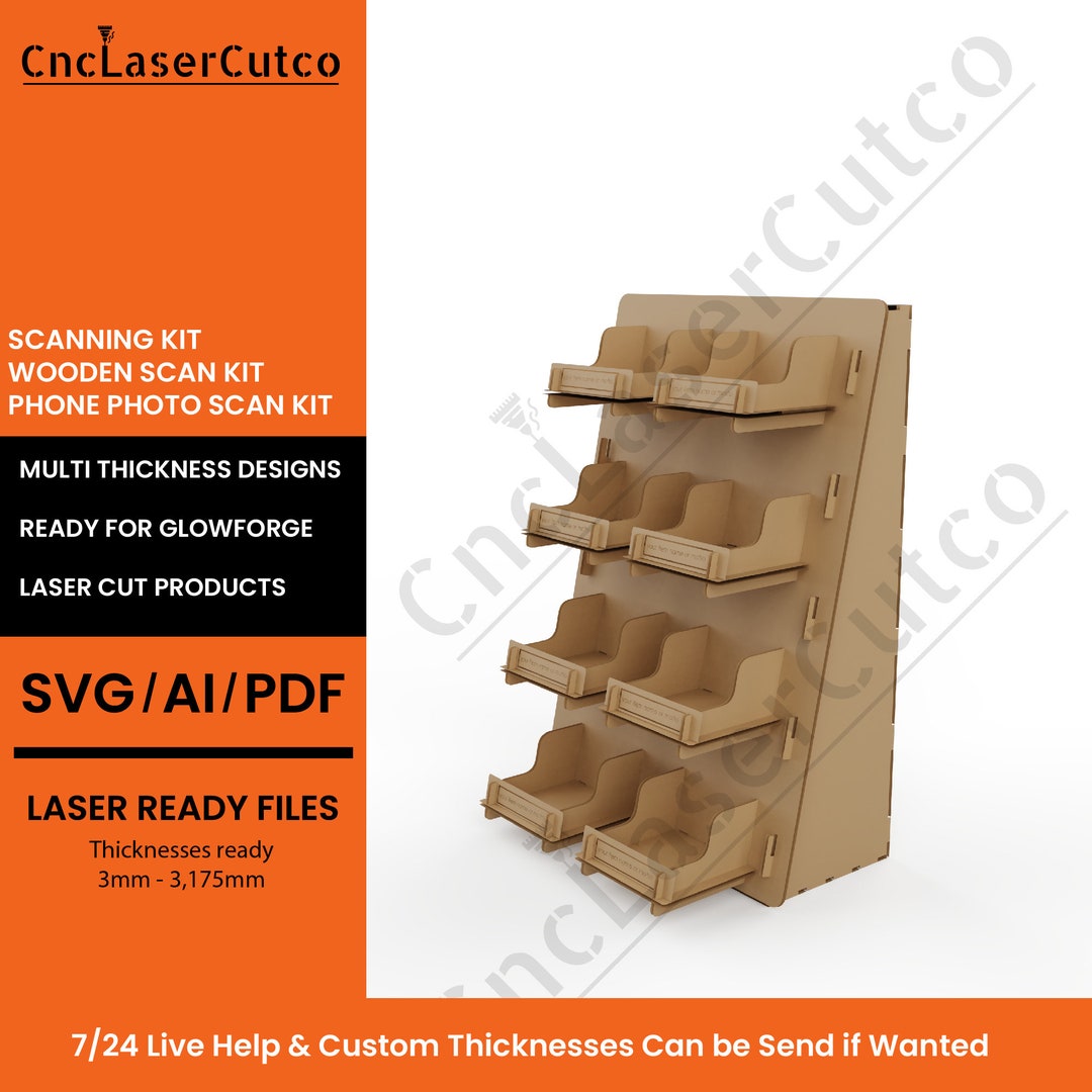 Vertical Display Stand SVG Glowforge Ready Display Stand SVG - Etsy