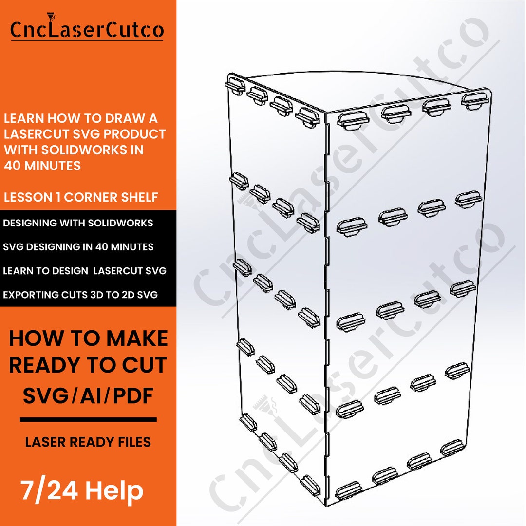 Laser Cut Video Tutorial, Learn How to Draw Laser Cut SVG Products ...