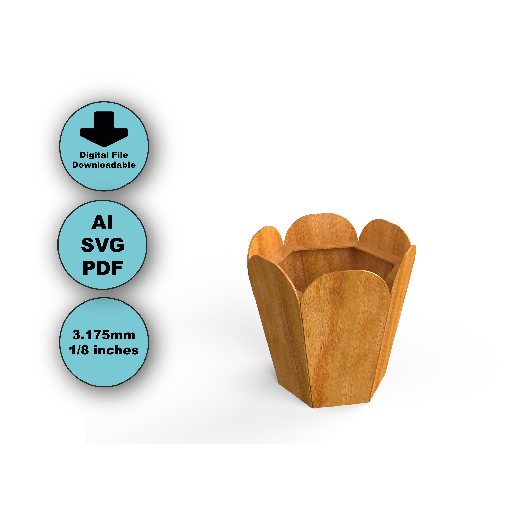 Vase Flower Pot SVG Flower Pot Template Vase Flower Vector - Etsy