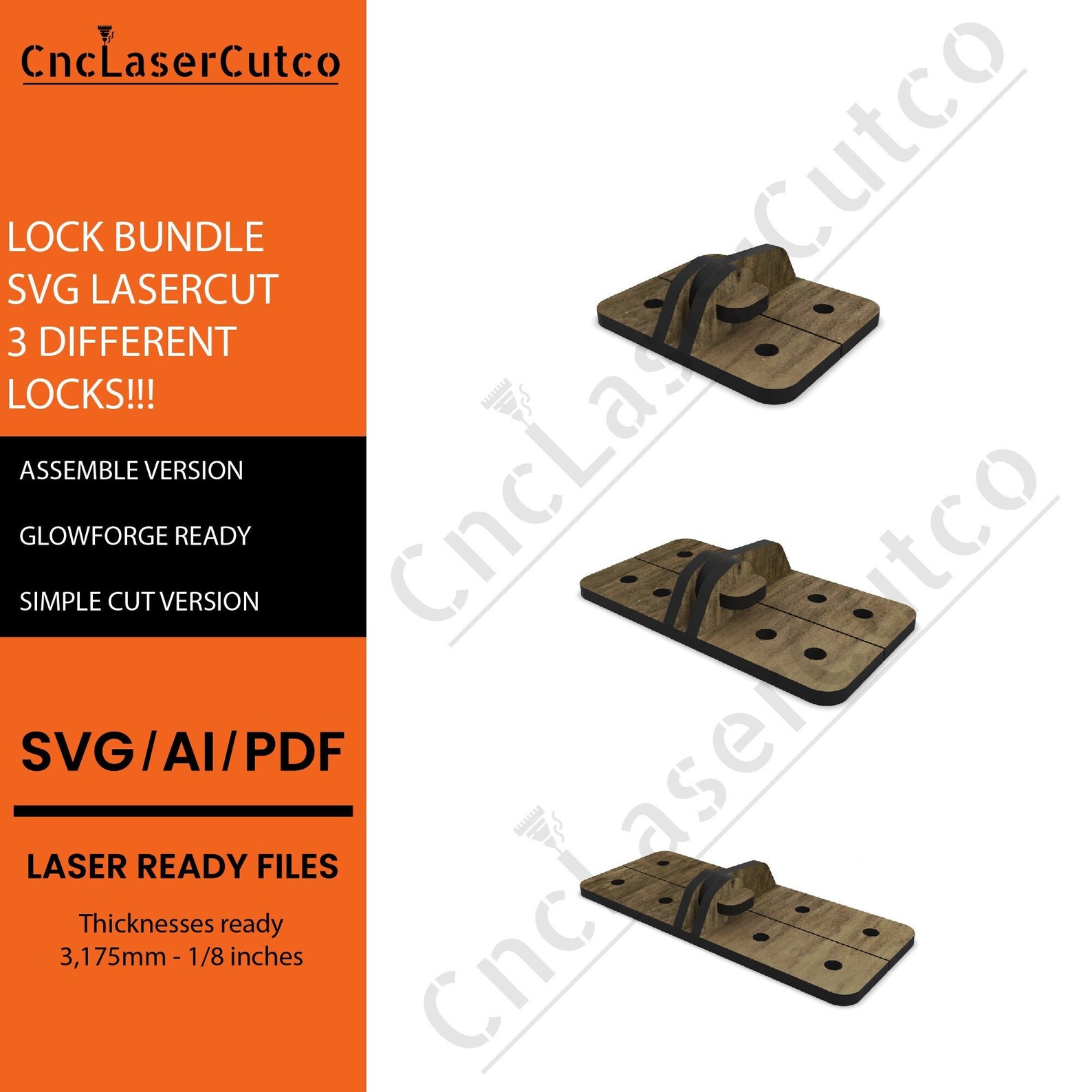 Wooden Lock SVG Bundle, Lock Laser Cut File, Glowforge Ready, Laser Cut ...