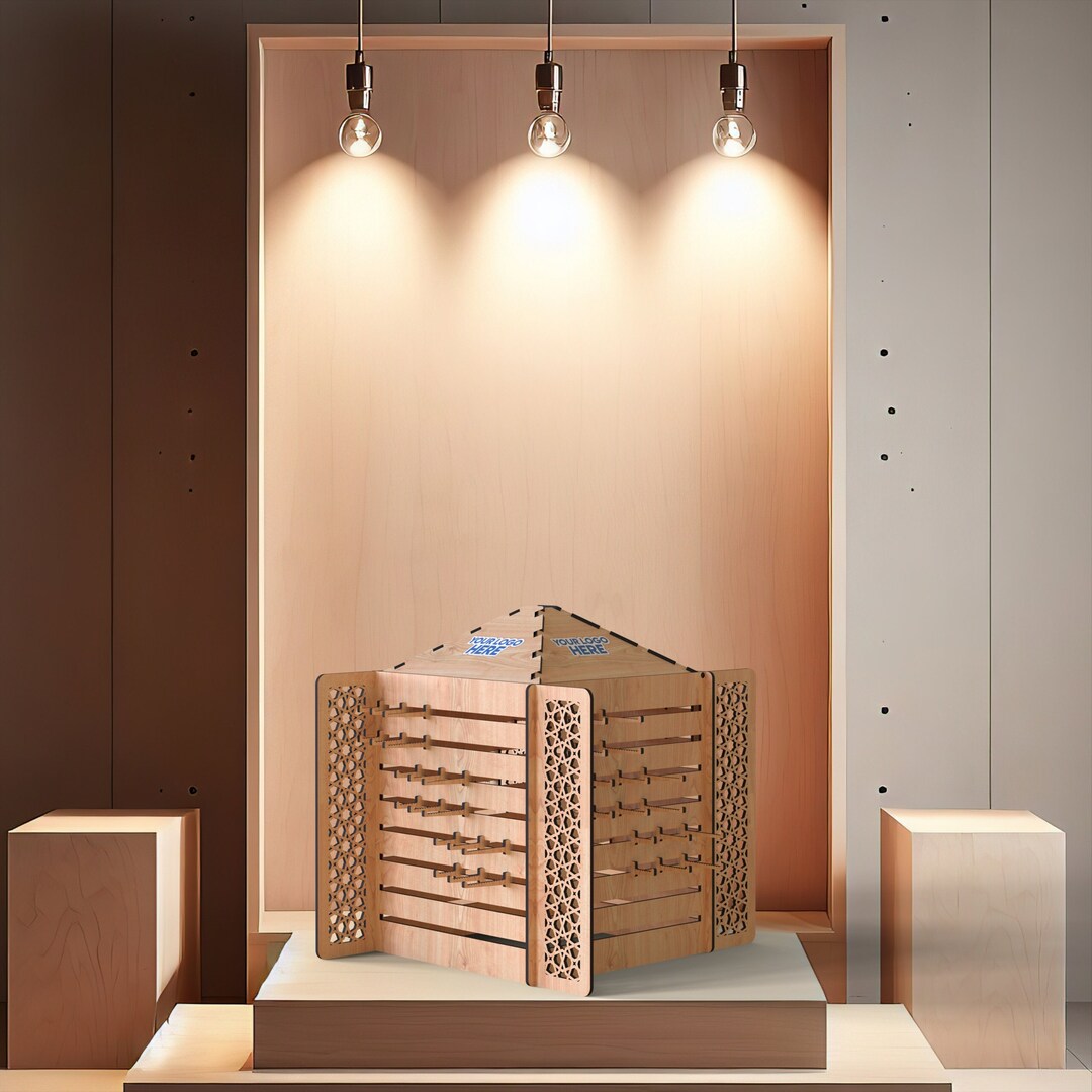 4 Sided Large Display Stand SVG, Jewellery Stand Svg, Keychain Holder ...