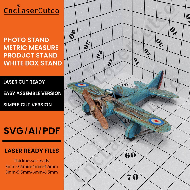 Photo Stand SVG White Box Stand Svg Product Stand SVG Laser - Etsy