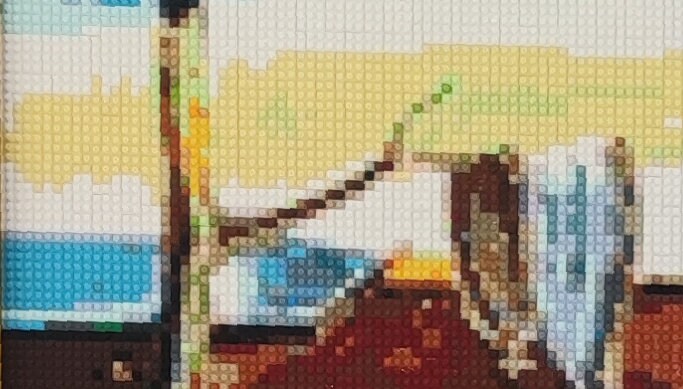 Persistence of Memory Salvador Dali Custom DIY Brick Portrait Pixel Art ...