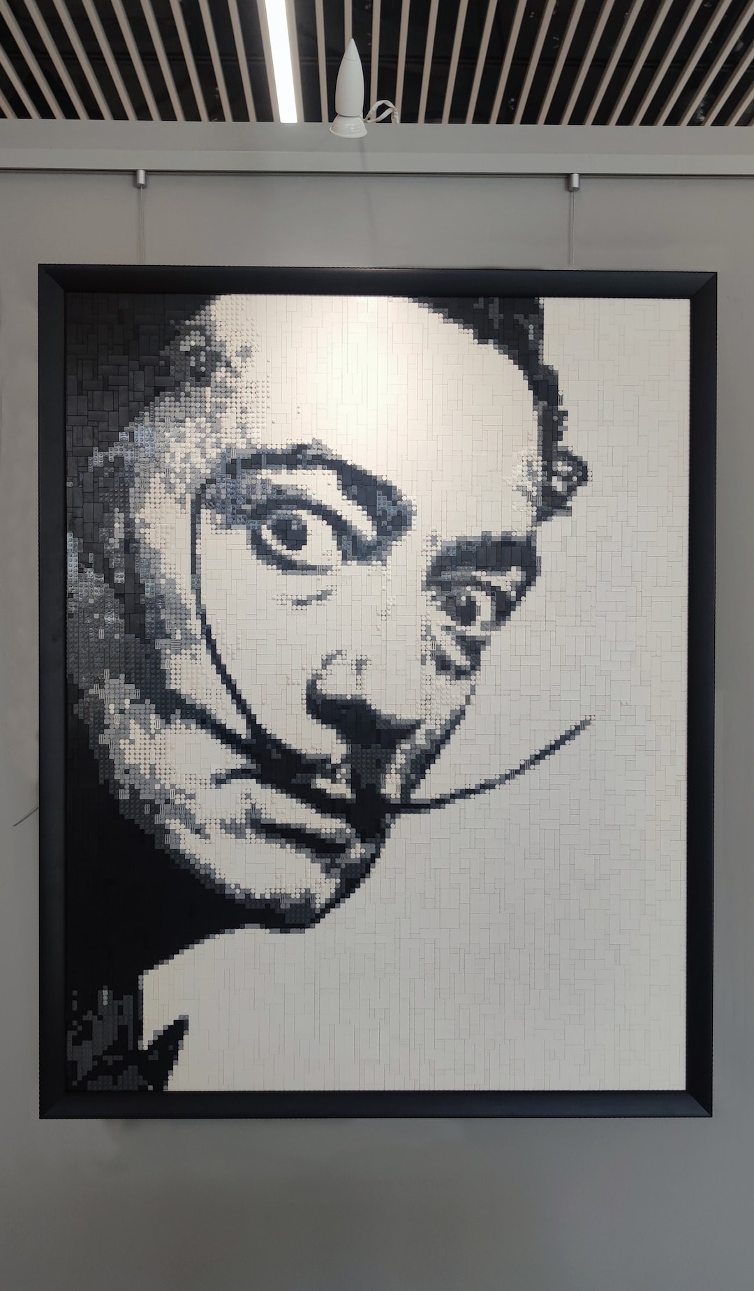 Self-portrait Salvador Dali - Custom DIY Brick Portrait Pixel Lego Art ...