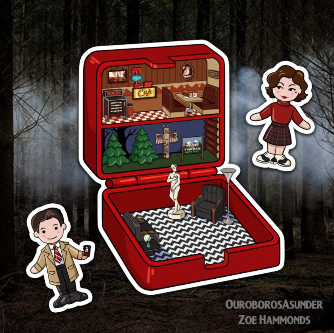 Twin Peaks Polly Pocket Sticker Set - Etsy