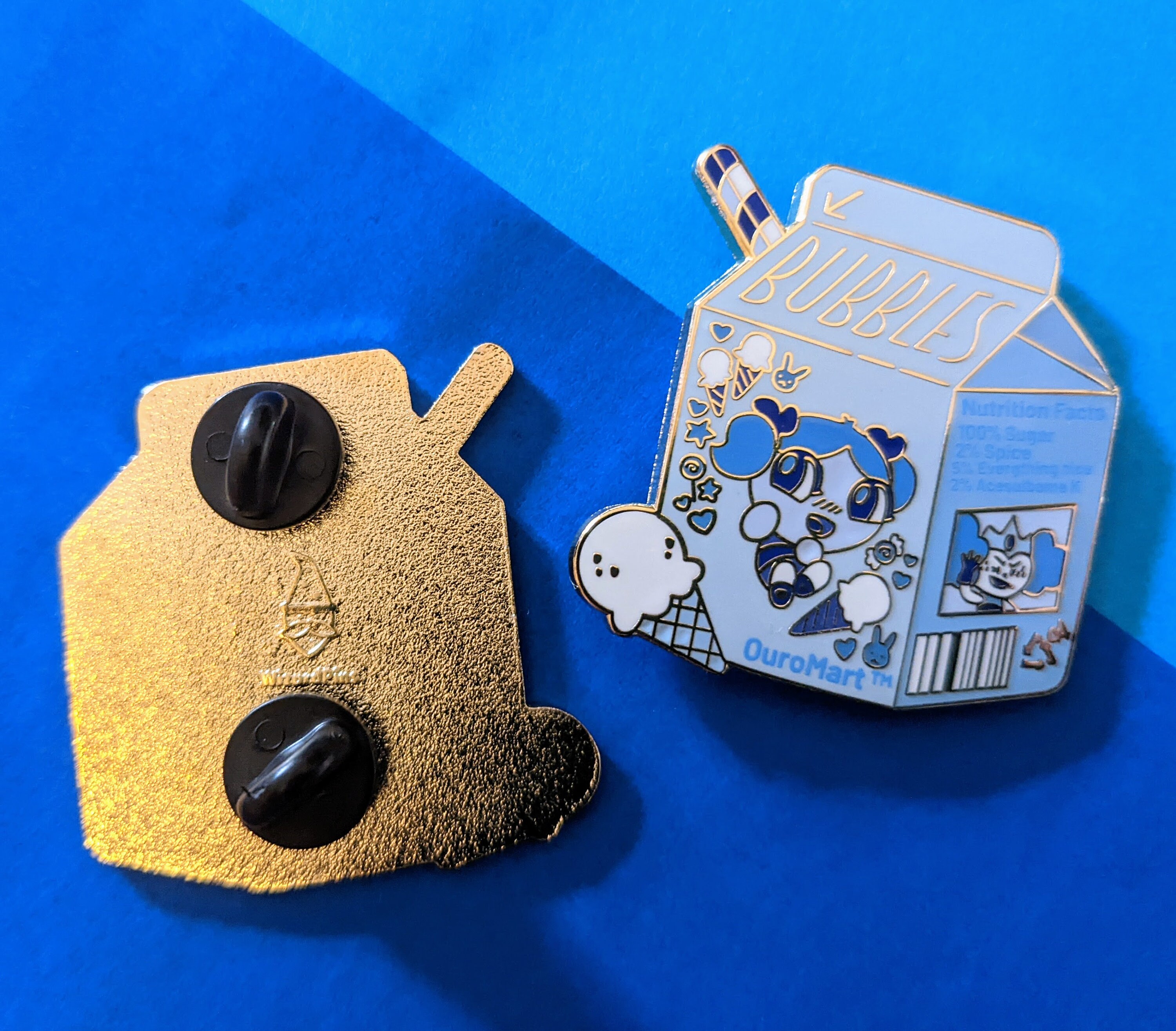 Bubbles Vanilla Milk Enamel Pin - Etsy