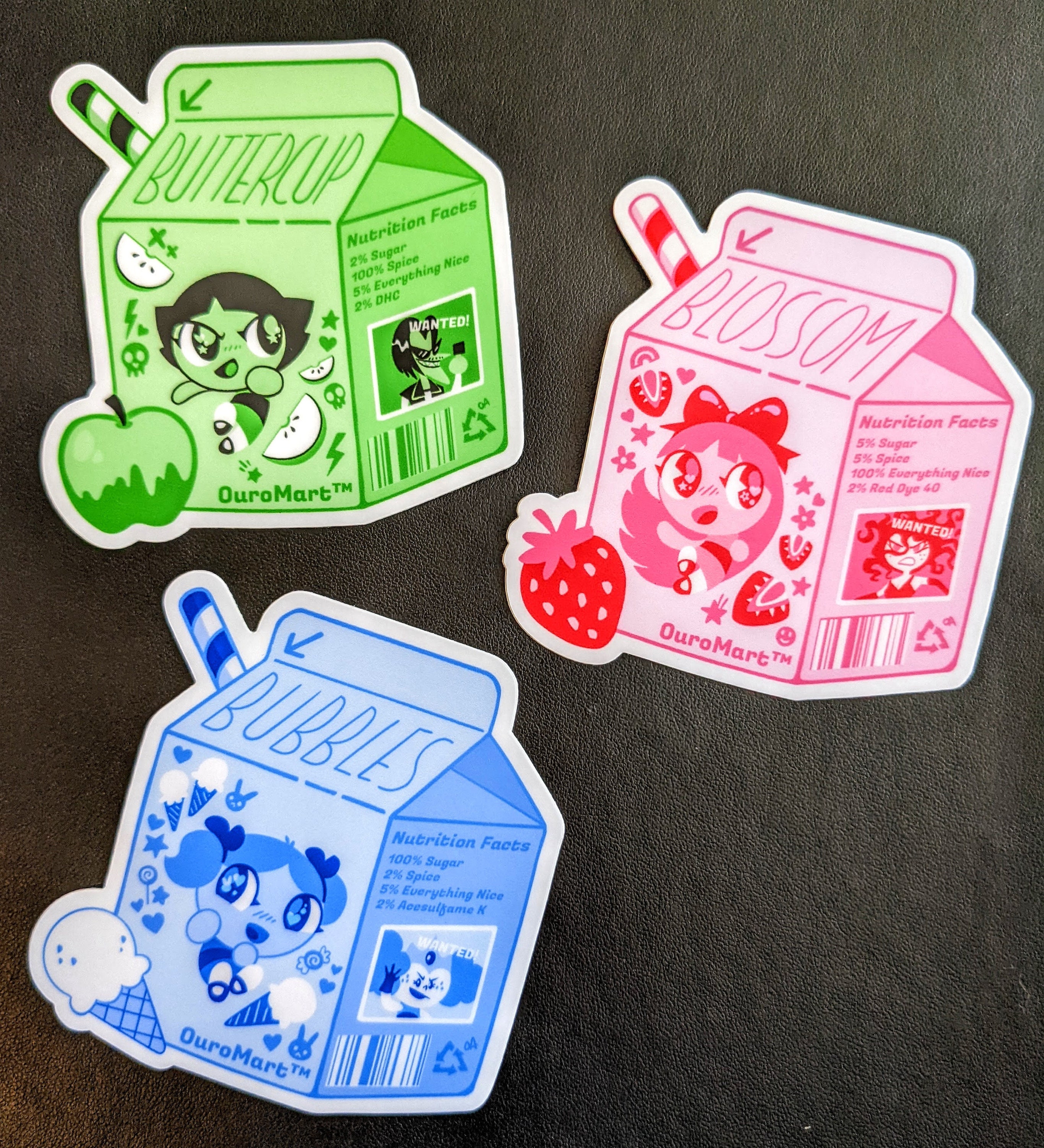 Blossom Bubbles and Buttercup Milk Stickers - Etsy