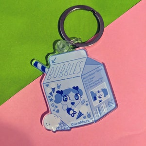 Blossom Bubbles and Buttercup Milk Acrylic Keychain - Etsy