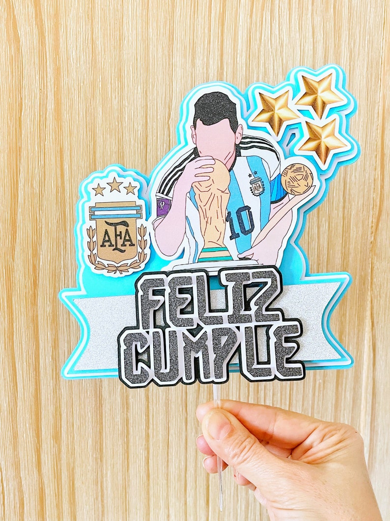 Leo Messi Cake Topper - Etsy