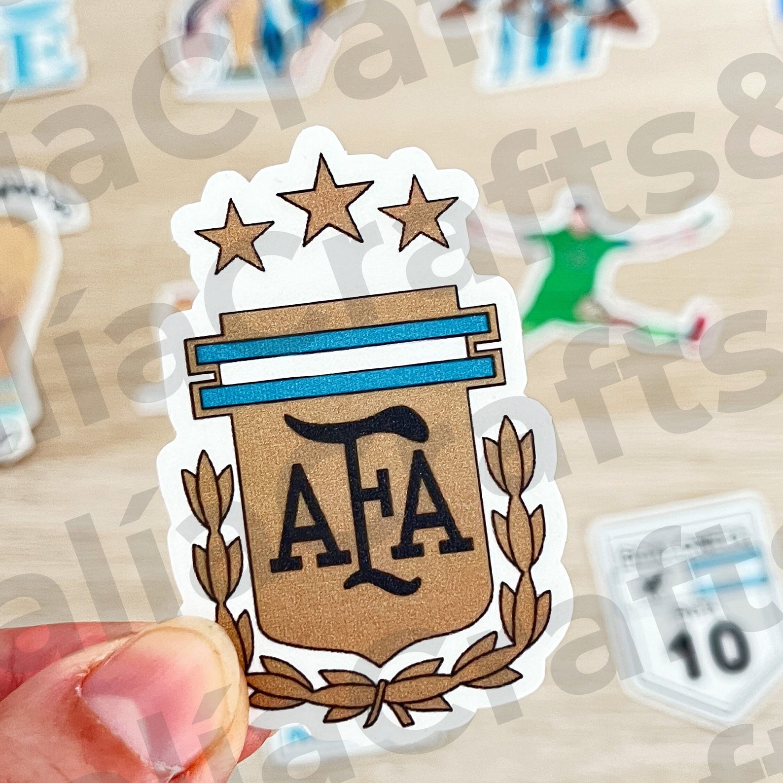 Stickers Argentina Campeón Del Mundo De Fútbol - Etsy