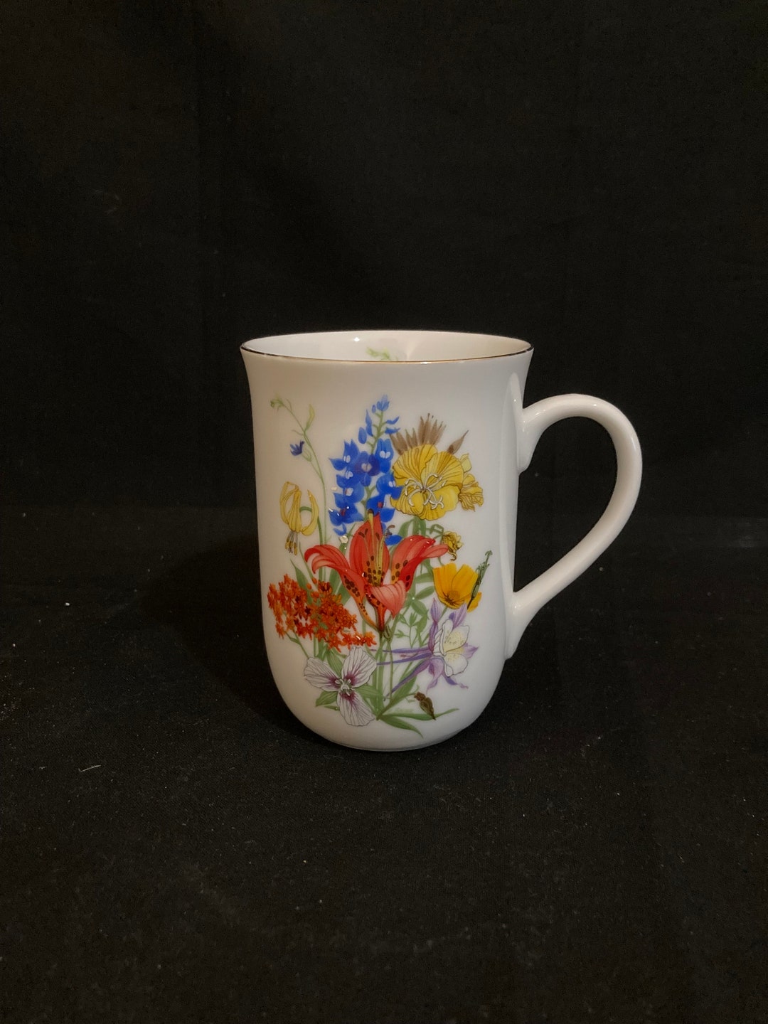 Otagiri Tea Cup Design Rose Baxter Wildflower Pattern - Etsy