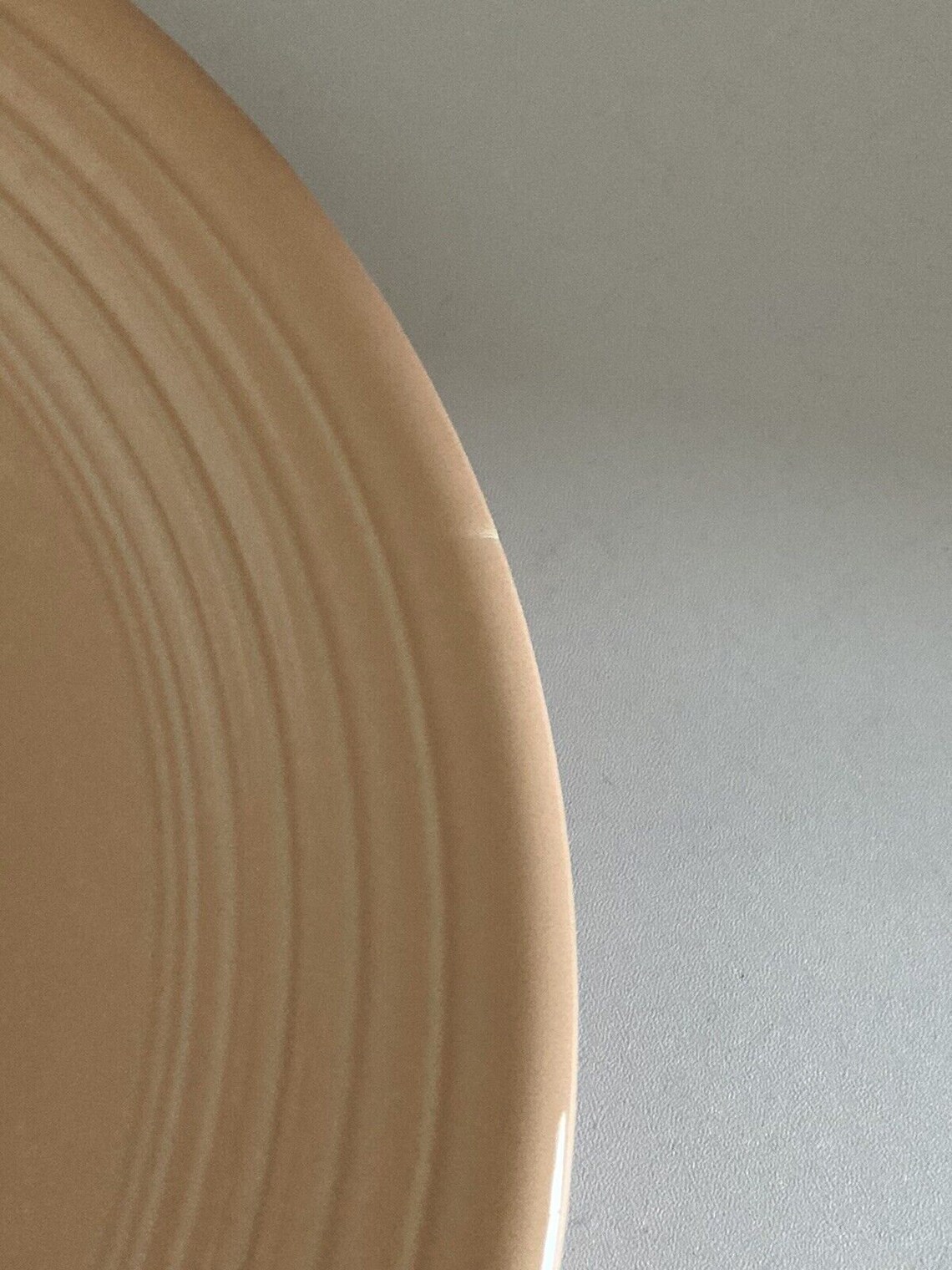 Vintage Fiesta Apricot 11" Round Serving Platter (chop Plate) by Homer ...