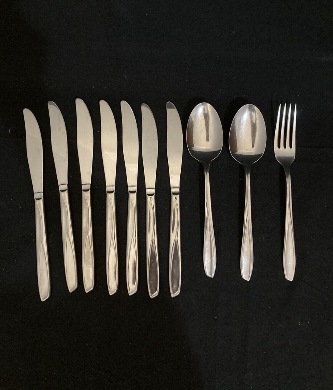 MCM Silco PANORAMA Slanted Tip Stainless Steel Flatware Lot of 10 - Etsy