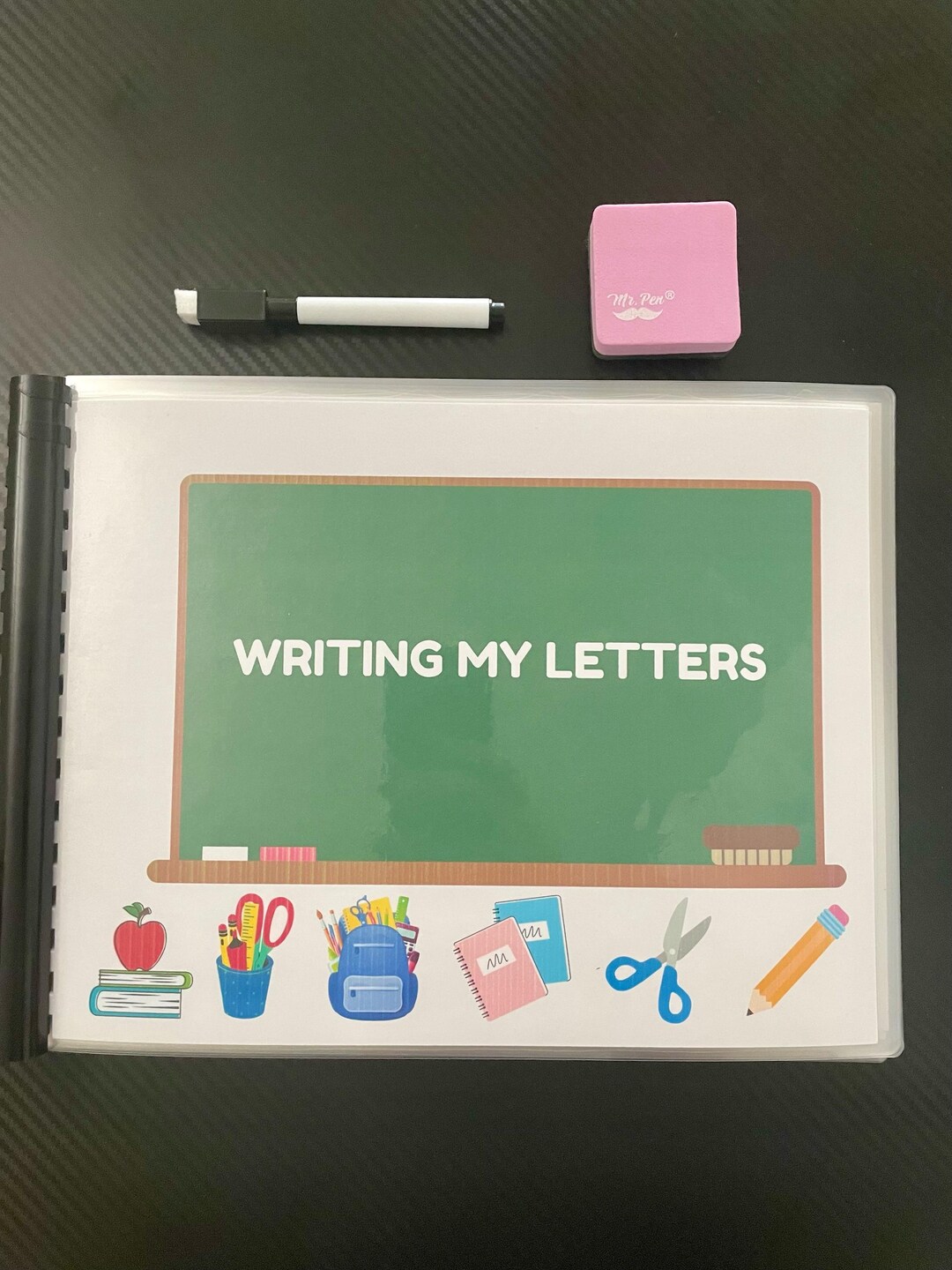 Writing My Letters Kids Fun and Re-usable Letter Tracing Book 32 Pages ...