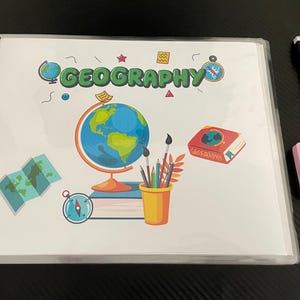 Kids Beginner Dry-erase Geography Book 10 Pages - Etsy