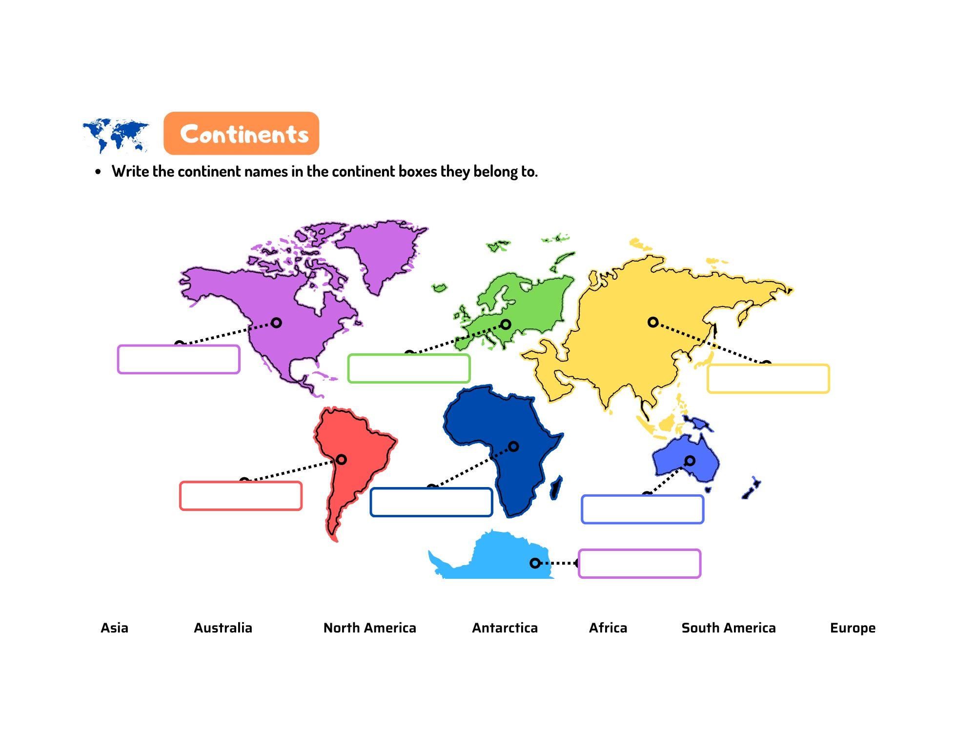 Kids Beginner Dry-erase Geography Book 10 Pages - Etsy