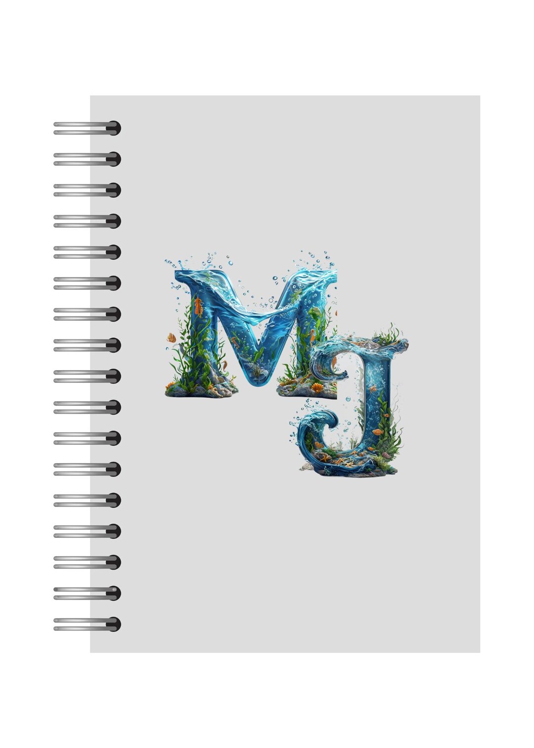 Vibrant Marine Life Monogram Alphabet: Aquatic-themed Décor Great for ...