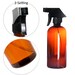 Youngever 5 Pack Empty Amber Plastic Spray Bottles 16 Ounce - Etsy