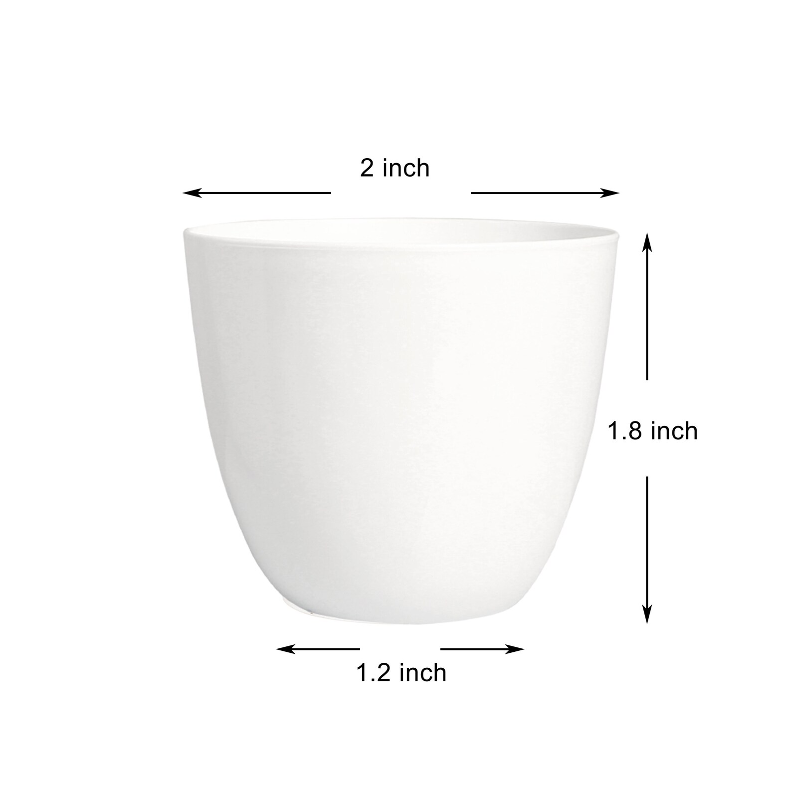 24 Pack 2 Inch Mini Plastic Planters Indoor Flower Plant - Etsy