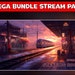 Anime Train Station Twitch Overlay Animated Package - Cozy Cute Stream ...