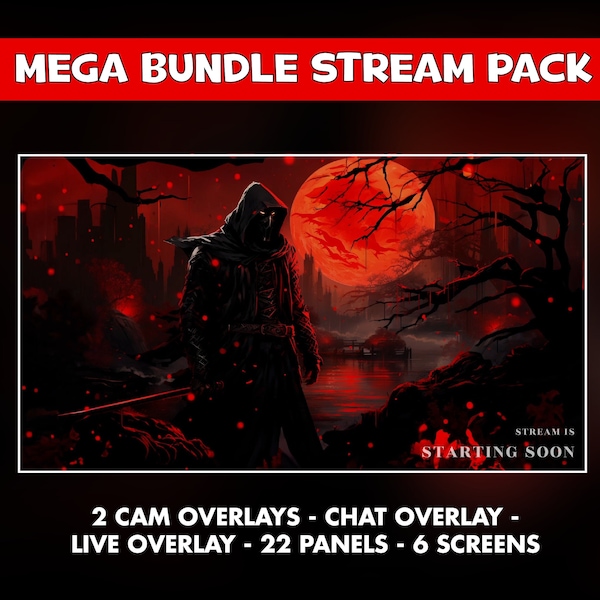 Ninja Overlay Stream - Etsy