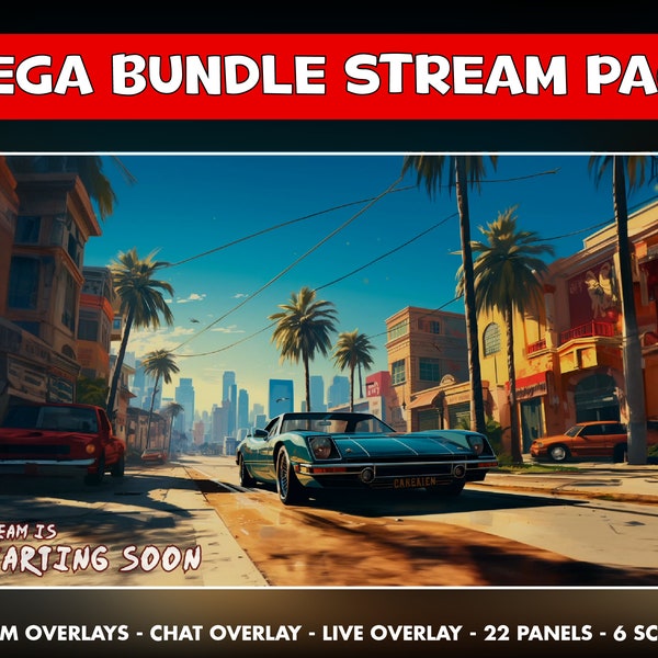 Twitch Overlay Packages Animated - Etsy UK