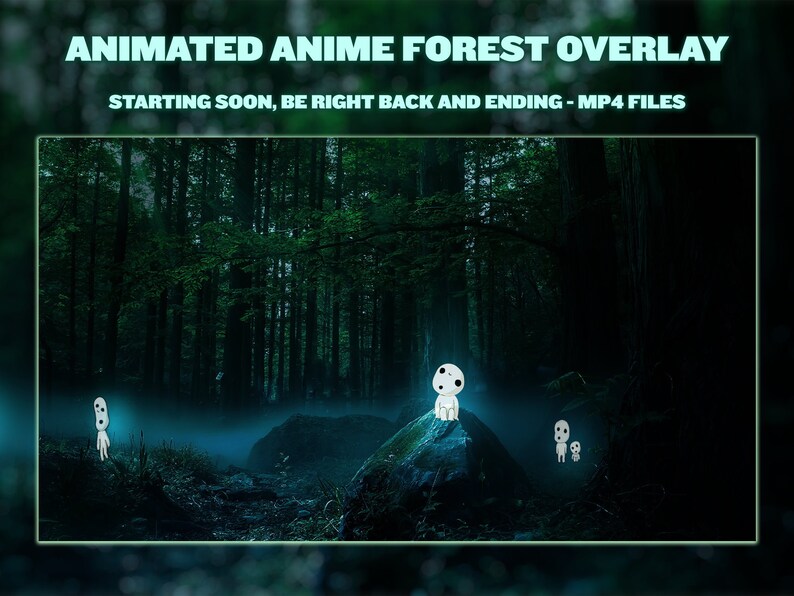 Anime Twitch Overlay Animated - Animated Twitch Forest Stream ...