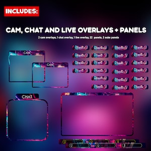 Retro Twitch Overlay Animated Pack - Inspired 80s Videogame Arcade ...