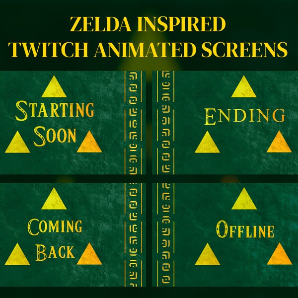 Buy Zelda Twitch Overlay - Etsy