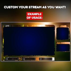 Minecraft Inspired Twitch Overlay Animated Pack - Blocks Screens Pack ...