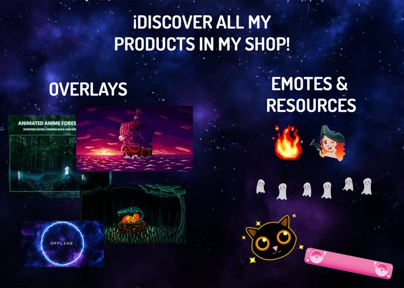 RED Twitch Overlay Animated Package - Samurai Dark Landscape - Japan ...