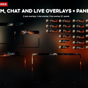 Shooter Twitch Overlay Animated Pack - Inspired Background Cod War ...