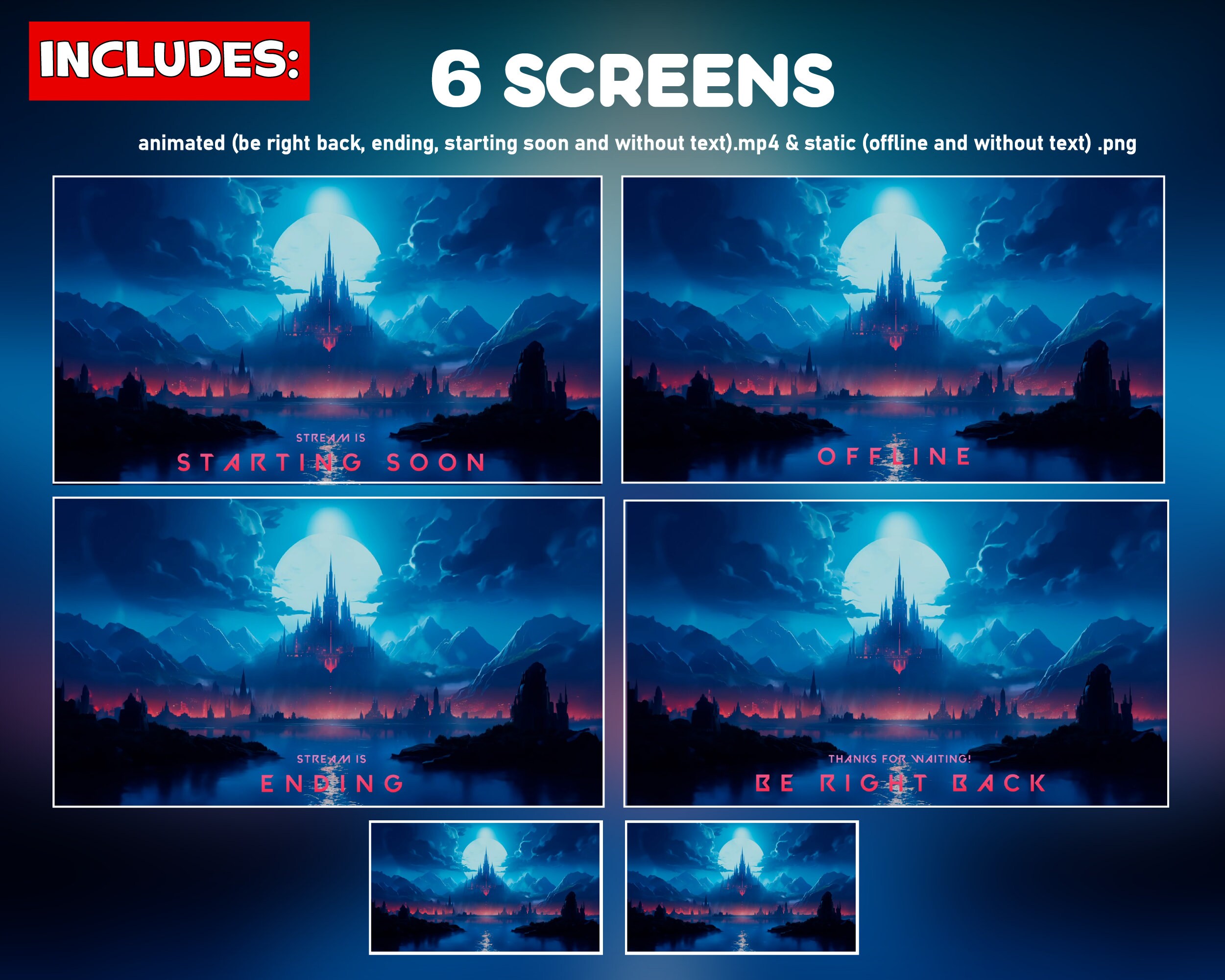 Valorant Inspired Twitch Overlay Animated Pack - Fantasy Cozy ...